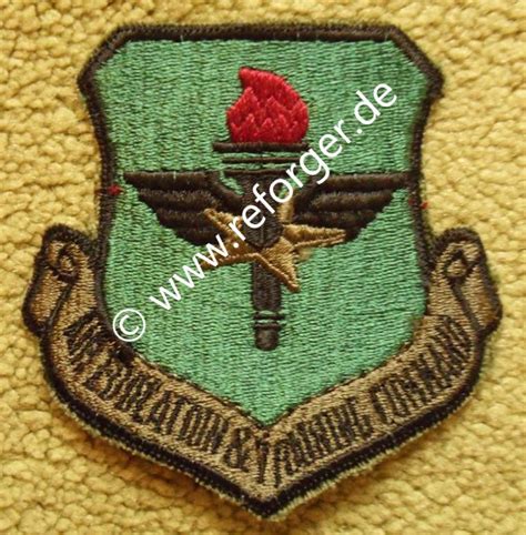 Aetc Usaf Air Education And Training Command Patch Reforger Military