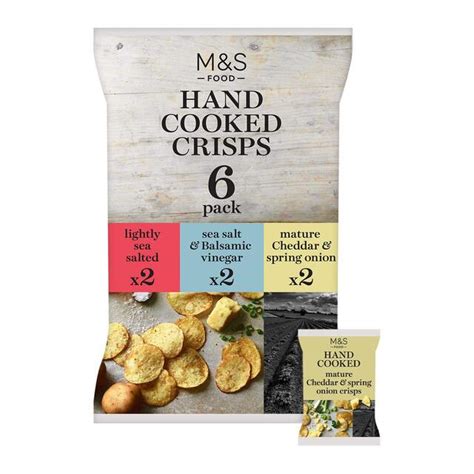 Mands Assorted Hand Cooked Crisps Multipack Ocado