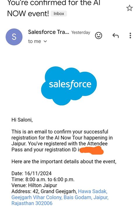 Saloni Gupta On Linkedin Ainowtour Ai Innovation Futuretech Learning Salesforce Trailblazer