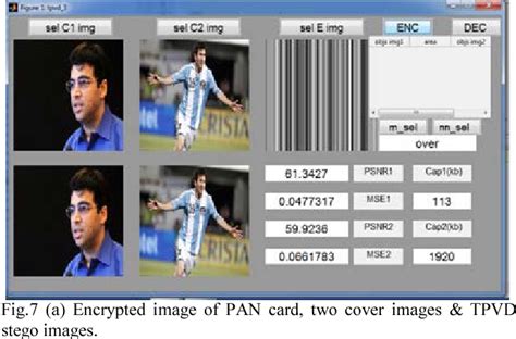 table 1 from secure image steganography using tri way pixel value