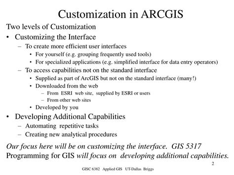Ppt Customizing Arcgis Powerpoint Presentation Free Download Id