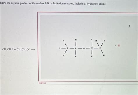 Solved Draw The Organic Product Of The Nucleophilic