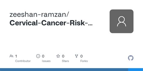 GitHub Zeeshan Ramzan Cervical Cancer Risk Assessment