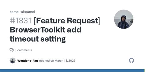Feature Request Browsertoolkit Add Timeout Setting · Issue 1831