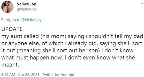 Lady Shares Chat With Her Cousin Who Wants To Have S X With Her Before Helping Her