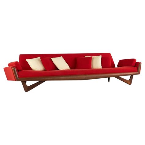 Adrian Pearsall For Craft Associates Mid Century Gondola Sofa At 1stdibs