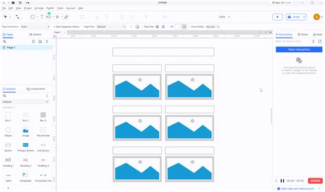 如何用axure软件快速构建高效的网页框架 即时设计