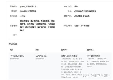 2023年云南师范大学农村发展录取情况分析 知乎
