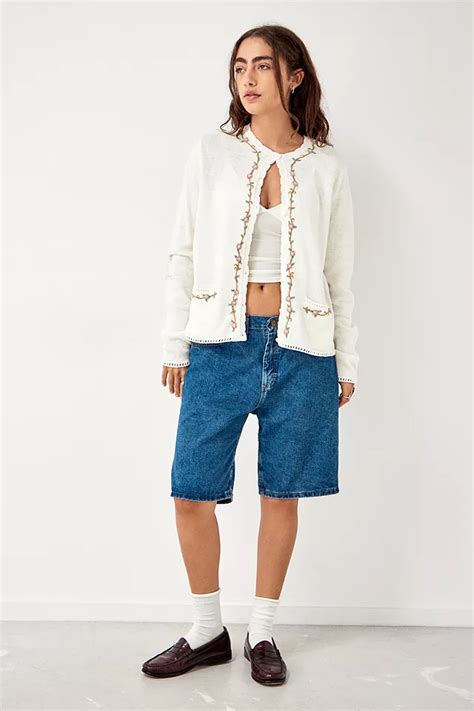 Urban Renewal Vintage Denim Dad Jorts Urban Outfitters Uk