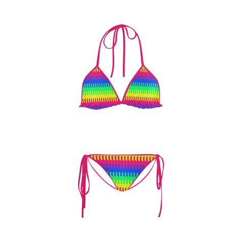 Modern Chevron Pattern 9 Custom Bikini Swimsuit Id D243214