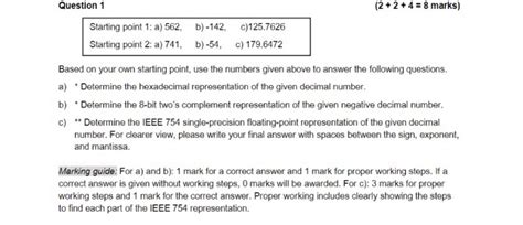 question 1 2 2 4 8 marks based on your own