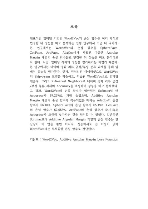 github skaurl w2v loss word2vec의 손실 함수 변경에 따른 성능 비교 분석 additive