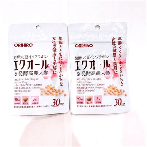 【未使用】オリヒロ エクオールand発酵高麗人参 30粒 オリヒロブランデュ エクオール 大豆イソフラボン Orihiroの落札情報詳細