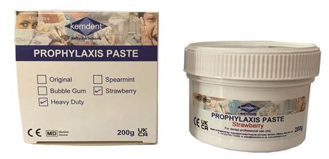 Kemdent Prophylaxis Paste Heavy Duty Strawberry 200g