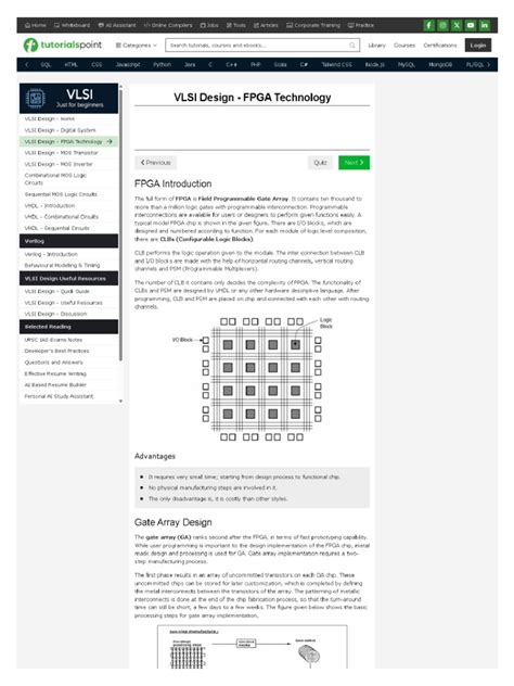 Vlsi Design Fpga Technology Pdf