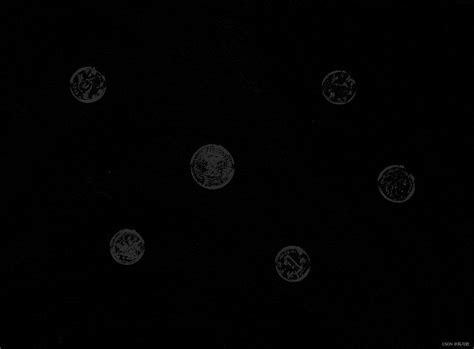 基于霍夫变换的钱币定位系统（霍夫圆检测canny边缘提取）利用霍夫圆变换提取孔的边缘halcon Csdn博客