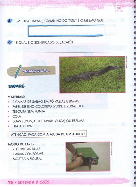 Minhas Atividades Pedagógicas Criando Um Jacaré