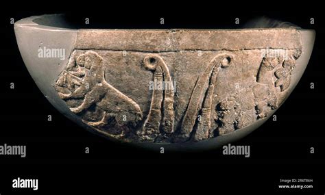 Sumerian Reed House Detail Of The Uruk Trough Museum British Museum