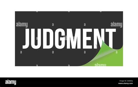 Judgment Stamp Cut Out Stock Images And Pictures Alamy