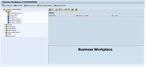 So01 Sap Tcode Sapoffice Inbox