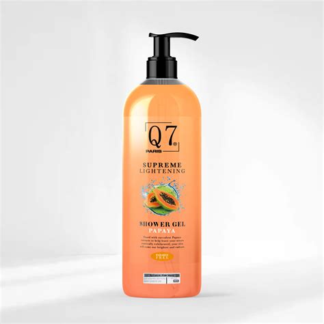 Q7paris Supreme Lightening Shower Gel With Licorice And Papaya 1000