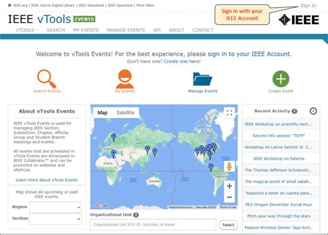Creating An Event Ieee Vtools Knowledgebase