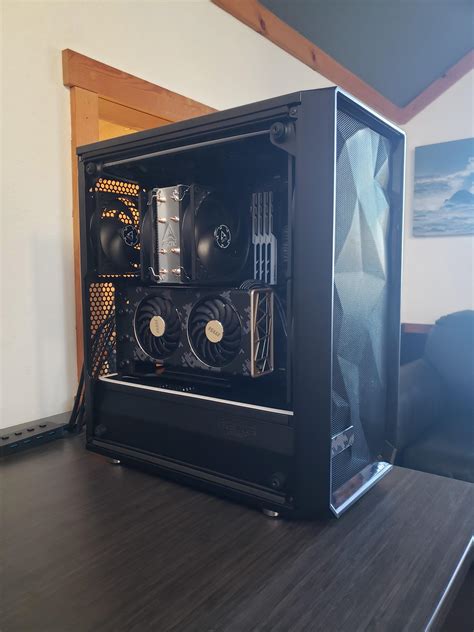 Meshify C Build Refresh With Vertical Gpu R Fractaldesignna
