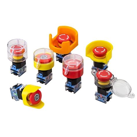 Lvbo Waterproof Metal Emergency Stop Switch Button With Enclosure