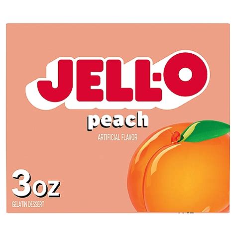 Jell O Peach Gelatin Dessert 3 Oz Shoprite
