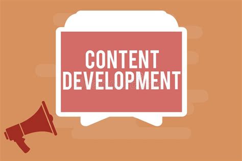 Word Writing Text Content Development Business Concept For Specialized