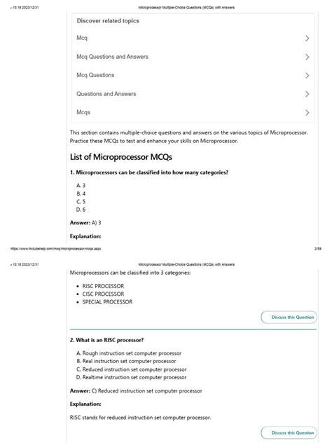 Microprocessor Multiple Choice Questions Mcqs With Answers Pdf