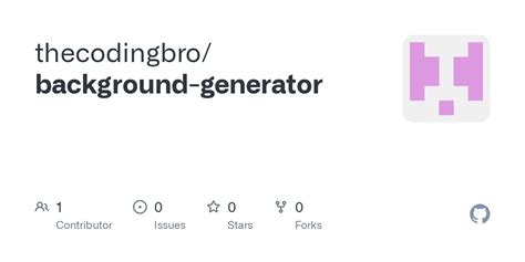 Github Thecodingbro Background Generator