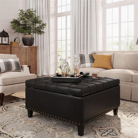 Large Square Footstool Coffee Table Arau