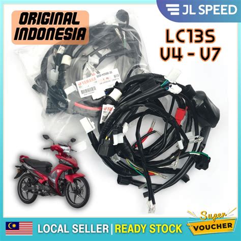 YAMAHA LC135 V4 V5 V6 V7 WIRING HARNESS ASSY 55D 135LC WIRE WYRE WAYAR SET ORIGINAL INDONESIA