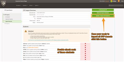 Prevent Duplicate Profiles When Importing A Ctf Arbor Help Centre