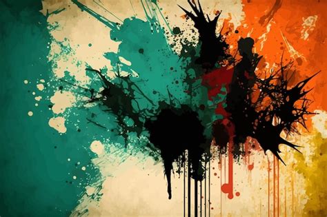 Premium Vector Abstract Rebellion A Bold And Unconventional Grunge