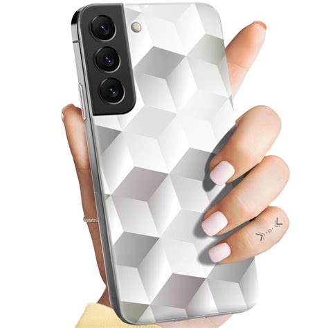 Etui Do Samsung Galaxy S22 Plus Wzory 3D Geometryczne Iluzja Obudowa