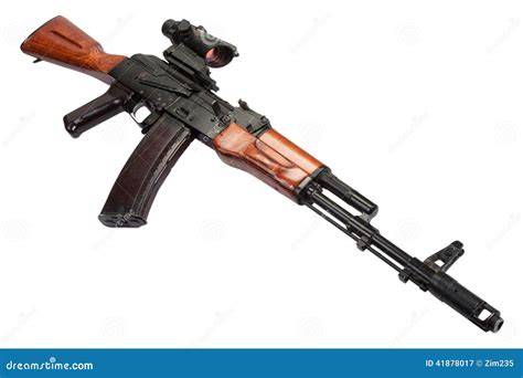 Kalashnikov Ak Assault Rifle Stock Image Image Of Kalashnikov Shot