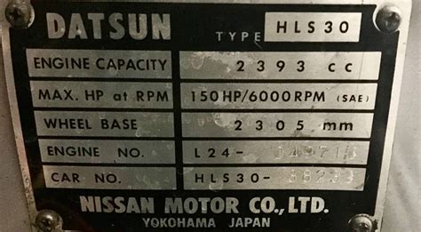 1971 Datsun 240z L24 Inline Six Manual For Sale In Albuquerque Nm