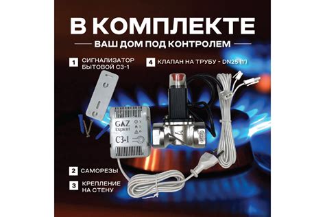 Система автоматического контроля загазованности КАРБОН-1-CH DN25 ...