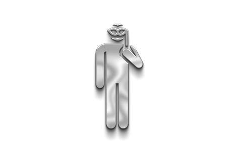 Costume Man Silver Icon Png 26570940 Png