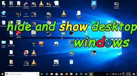 Show Desktop Icons YouTube