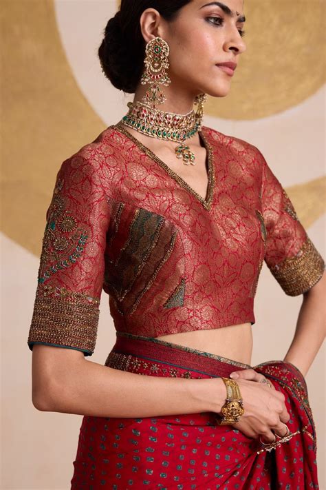 Brocade Pattern Blouse