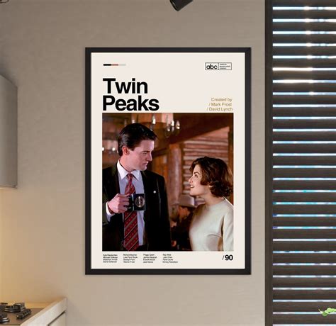 Twin Peaks Twin Peaks Print Twin Peaks Minimalist Poster Etsy