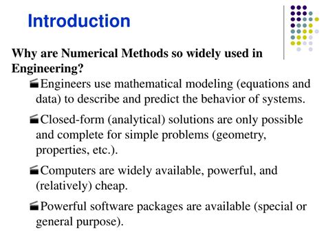 Ppt Numerical Analysis Powerpoint Presentation Free Download Id