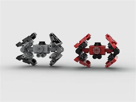 Lego Moc Tie Interceptor V2 By Dujk Rebrickable Build With Lego