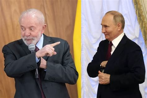 Após críticas de Zelensky Lula fala Putin sobre paz na Ucrânia