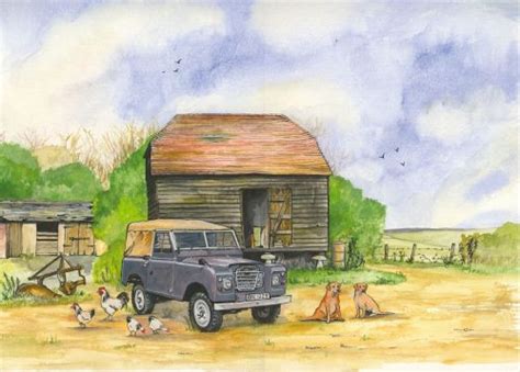 237 Land Rover Series Iii Sue Podbery The Country Artist