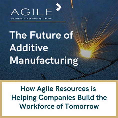 Transforming Additive Manufacturing Talent Agile Resources