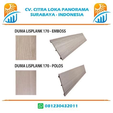Duma Lisplank Wpc Board Tipe Polos Citra Loka Panorama
